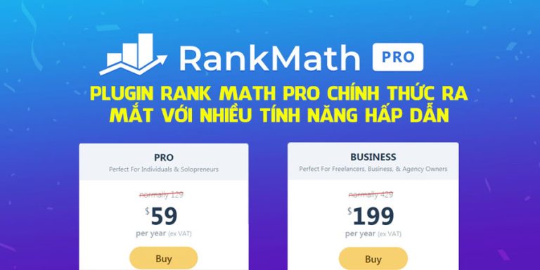 Chia sẻ Plugin Rankmath Pro "độc quyền" "Update miễn phí"