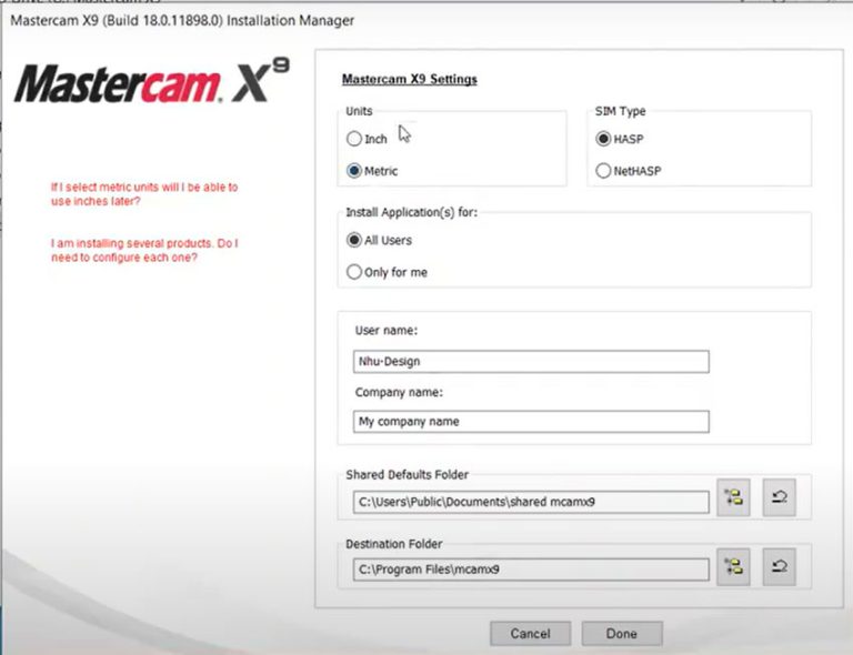 Tải Mastercam X9 Full Crack 64bit "bản quyền" + Active A-Z
