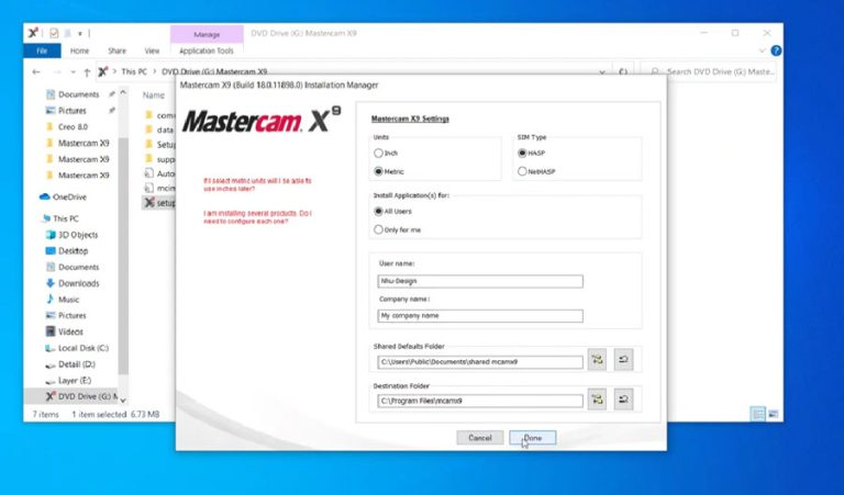 Tải Mastercam X9 Full Crack 64bit "bản quyền" + Active A-Z