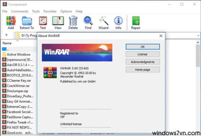 Download Winrar Full Crack 32/ 64bit - Link Google Drive